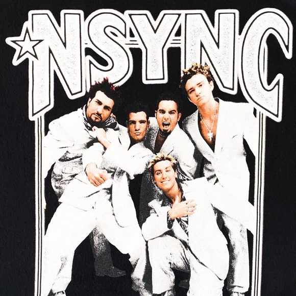 NSYNC | Tops | Nsync Raw Cropped 99s 2000s Y2k Pop Music Graphic Band ...